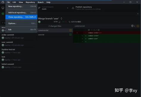 github desktop使用 知乎