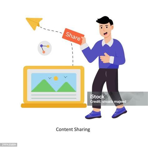 콘텐츠 공유 개념 벡터 그림입니다 데이터베이스는 흰색 배경에 격리되어 있습니다 0명에 대한 스톡 벡터 아트 및 기타 이미지 0명 고객 참여 광고 Istock