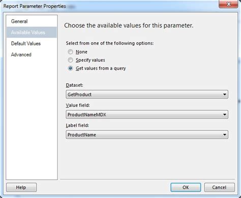 Ssrs Report With Single And Multi Selection Parameter Using Mdx Query