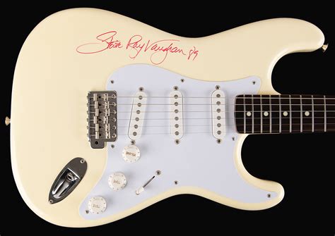Stevie Ray Vaughan Signed Fender Stratocaster Electric Guitar Rr