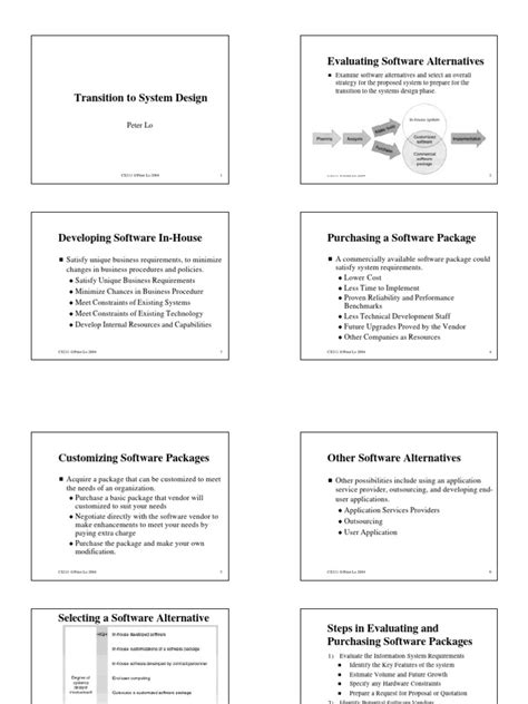 Evaluating Software Alternatives Pdf Software Prototyping Code