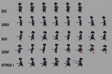 Free Shinobi Sprites Pixel Art Download Free Shinobi Sprites Pixel Art Download