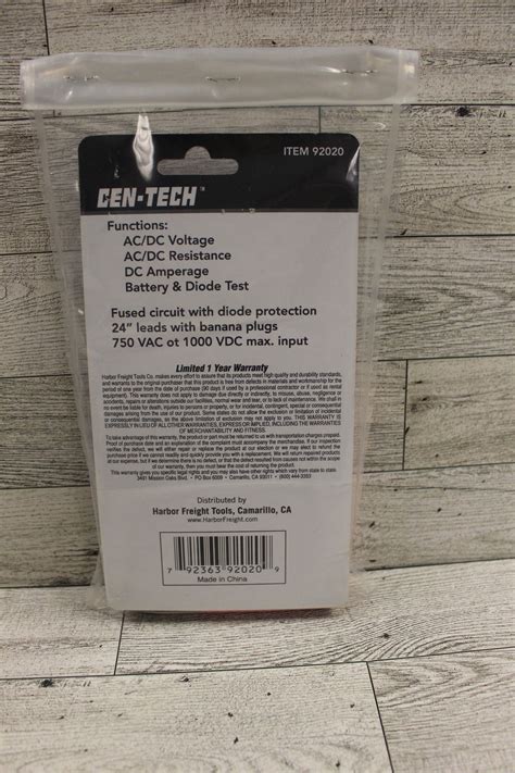 Centech 7 Function Digital Multimeter New Military Steals And Surplus