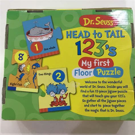 Dr Seuss Head To Tail 123s Puzzle