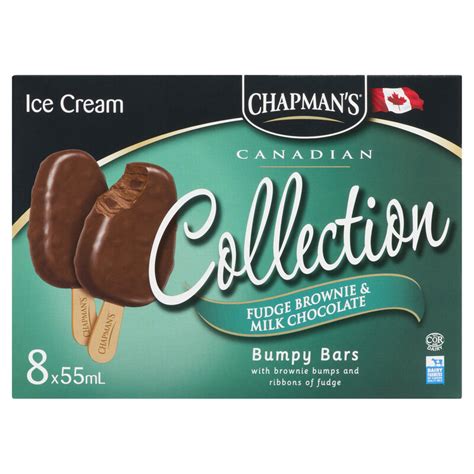 Chapmans Ice Cream Bars Chocolate Fudge Brownie 8 X 55 Ml Voilà Online Groceries And Offers