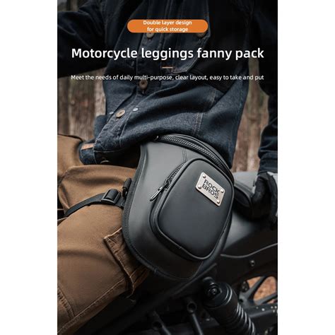 Rockbros Motorcycle Leg Bag Waterproof Waist Bag Riding Phone Purse