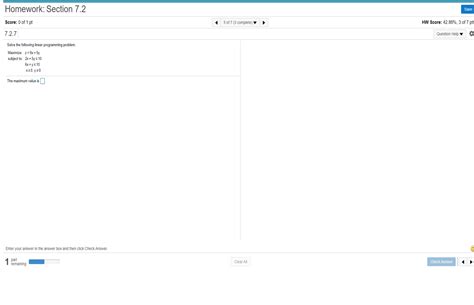 Solved Homework Section 7 2 Save Score 0 Of 1 Pt 5 Of 7 3
