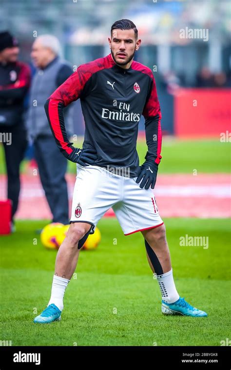 Theo Hernandez Of Ac Milan During Italian Soccer Serie A Season 201920