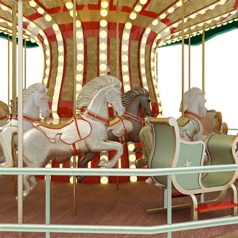 Artstation Carousel 3d Model Resources