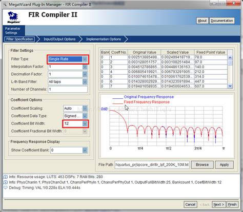 Fir滤波器仿真 基于quartus Ii的fir Compiler Ii Ip核的脚本仿真fir Compiler和fir