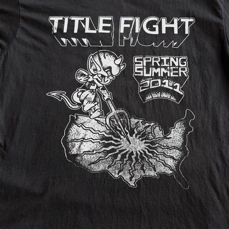 T Shirt Title Fight Product Details 100 Depop