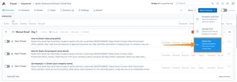 Add Contacts To A Sequence