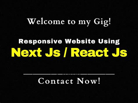 Create A Full Stack Website Using React Js And Next Js By Hassannaeem Fiverr