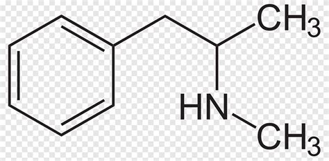 Methamphetamine Chemical Structure Structural Formula Angle White Png