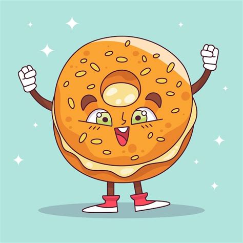 Bagel Cute Cartoon Images Free Download On Freepik