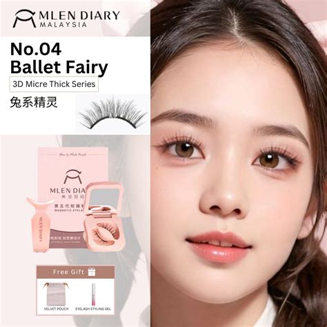 Ballet Fairy Mlen Diary Soft Magnetic Eyelashes 兔系精灵 Mlen Diary Malaysia