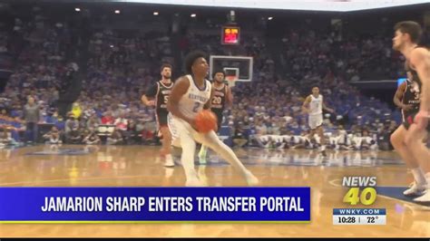 Reports Jamarion Sharp To Enter Transfer Portal Wnky News 40 Television