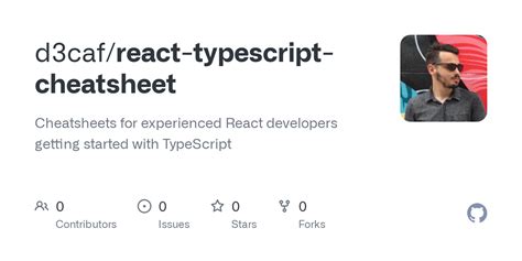 Github D3cafreact Typescript Cheatsheet Cheatsheets For Experienced