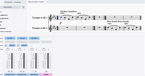 Muted Brass With Muse Sounds Musescore