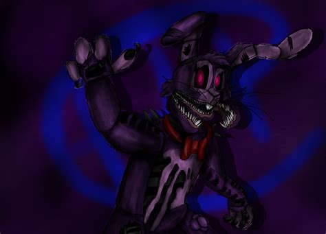 Twisted Bonnie Fnaf Art By Blindpawdoo On Deviantart