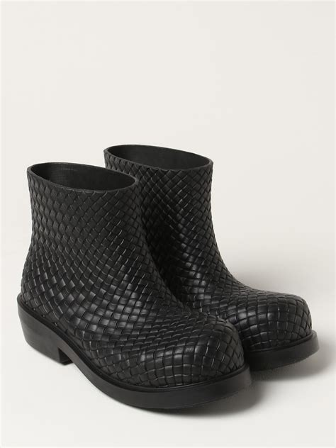 Bottega Veneta Flat Ankle Boots For Woman Black Bottega Veneta