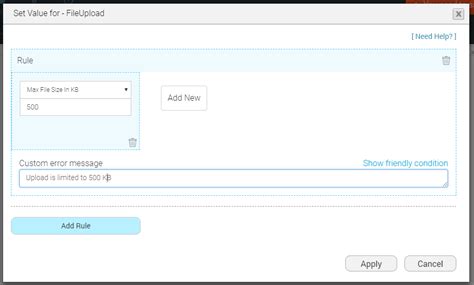 Can I Limit The File Size My Form Fillers Can Upload