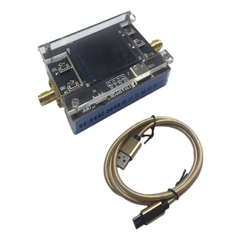 dc 6g digital programmable attenuator 30db step 0 25db tft display cnc