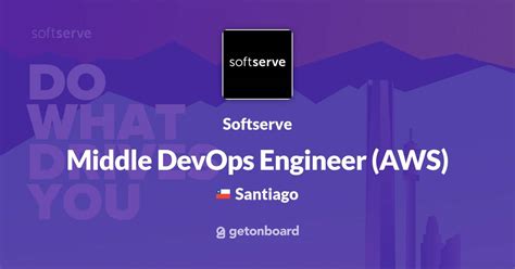 Middle Devops Engineer Aws At Softserve Chile Get On Board