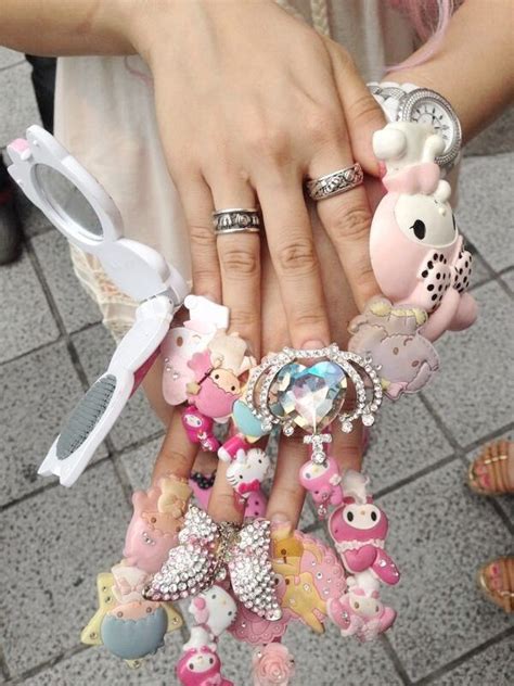 Hello Kitty Nailz P Really Cute Nails Pretty Nails Kawaii Nails