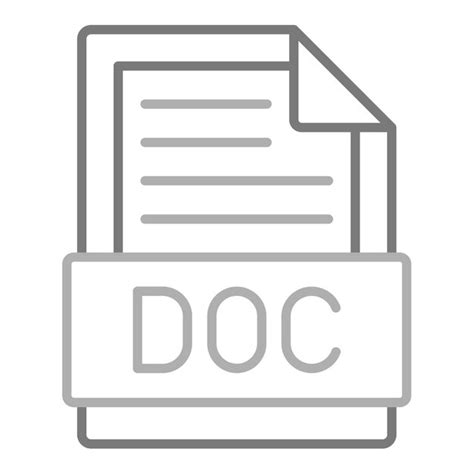 Premium Vector Doc Icon