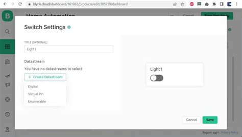 Home Automation Using ESP Blynk With Feedback