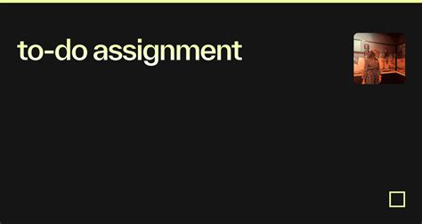 To Do Assignment Codesandbox