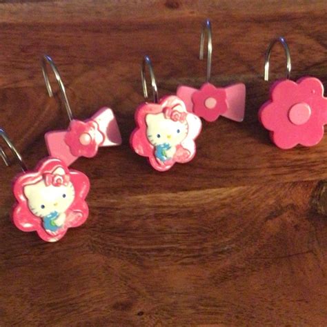 Hello Kitty Bath Hello Kitty Shower Curtain Hooks Poshmark