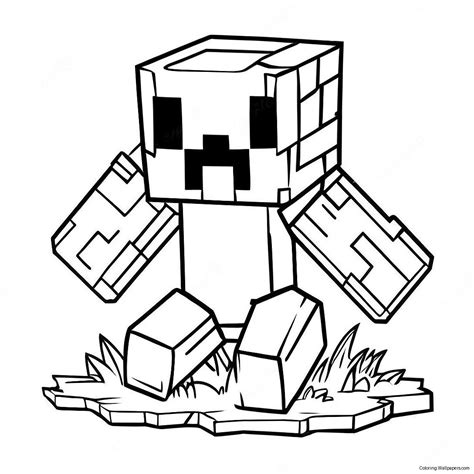 Minecraft Mutant Creeper Kleurplaten