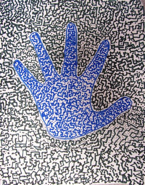 The Lost Sock Art Elements Using Hands