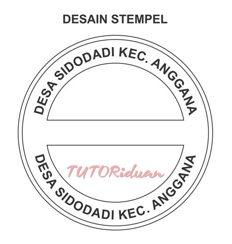 Cara Mudah Membuat Stempel Di Coreldraw TUTORiduan