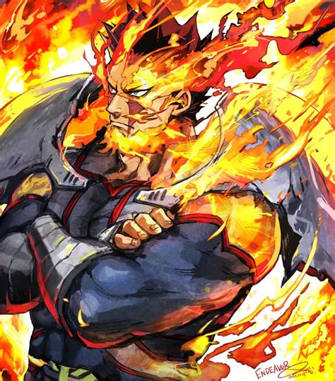 Endeavor Boku No Hero Academia Drawn By Nijihayashi Danbooru