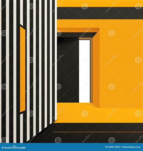 Modern Abstract Background With Triangular Shapes Generative Ai Stock