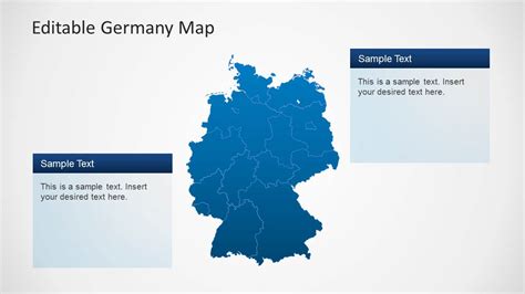 Editable Germany Map Template For Powerpoint Slidemodel