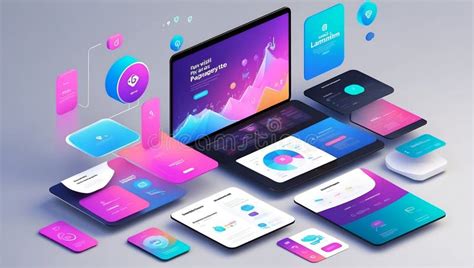 Infinite Impact Vector Ui Ux Brilliance Ai Generate Stock
