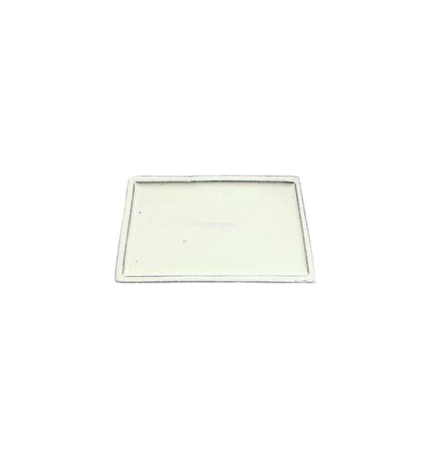 Plato Rectangular Blanco 278x165x20 Cm