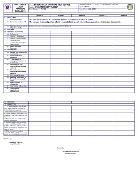 Dll Format English Pdf Learning Teachers