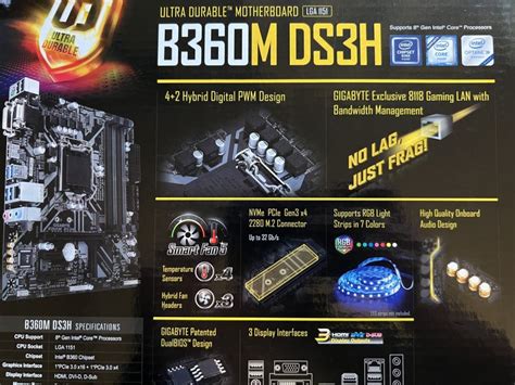 Gigabyte B360m Ds3h Socket 1151 Matična Ploča