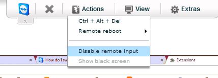 Teamviewer Disable Remote Input Pergost