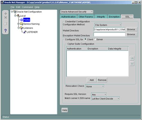 Configure Oracle Database To Use SSL With Self Signed Certificate DBA Knowledge Base