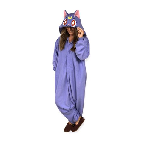 Sailor Moon Artemis Cat Kigurumi Adult Onesie Costume Pajama By Sazac