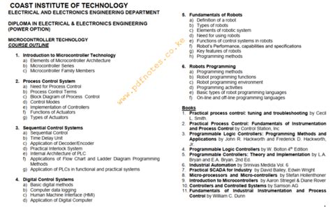 microcontroller technology knec notes pdf pdf notes