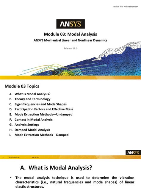 Mech Lnd 18 0 M03 Modal Analysis Pdf Eigenvalues And Eigenvectors Normal Mode