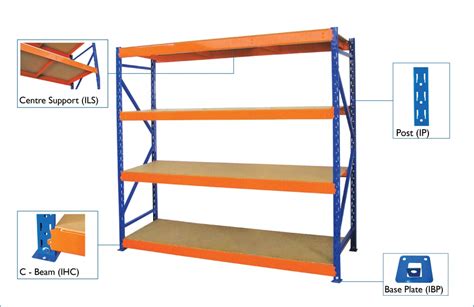 Ideal Longspan Rack Medium Duty Shelving Metal Storage Storage Racking System Warehouse