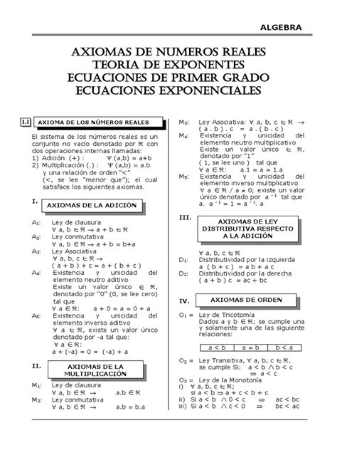 Algebra Integral Pdf